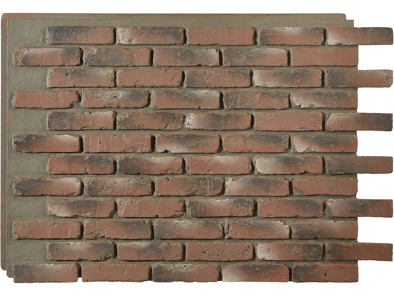 Old Medford Faux Brick Wall Panel - Tall