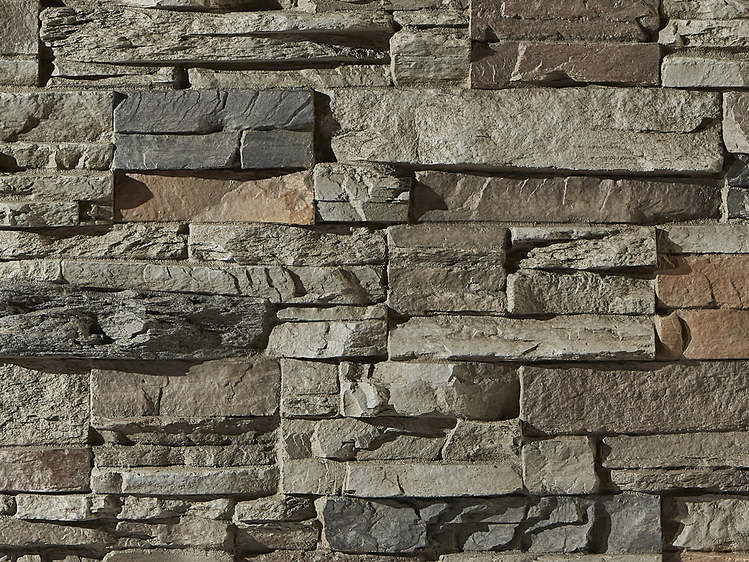 Billings Dry Stack Faux Stone Wall Panel - AZ Faux