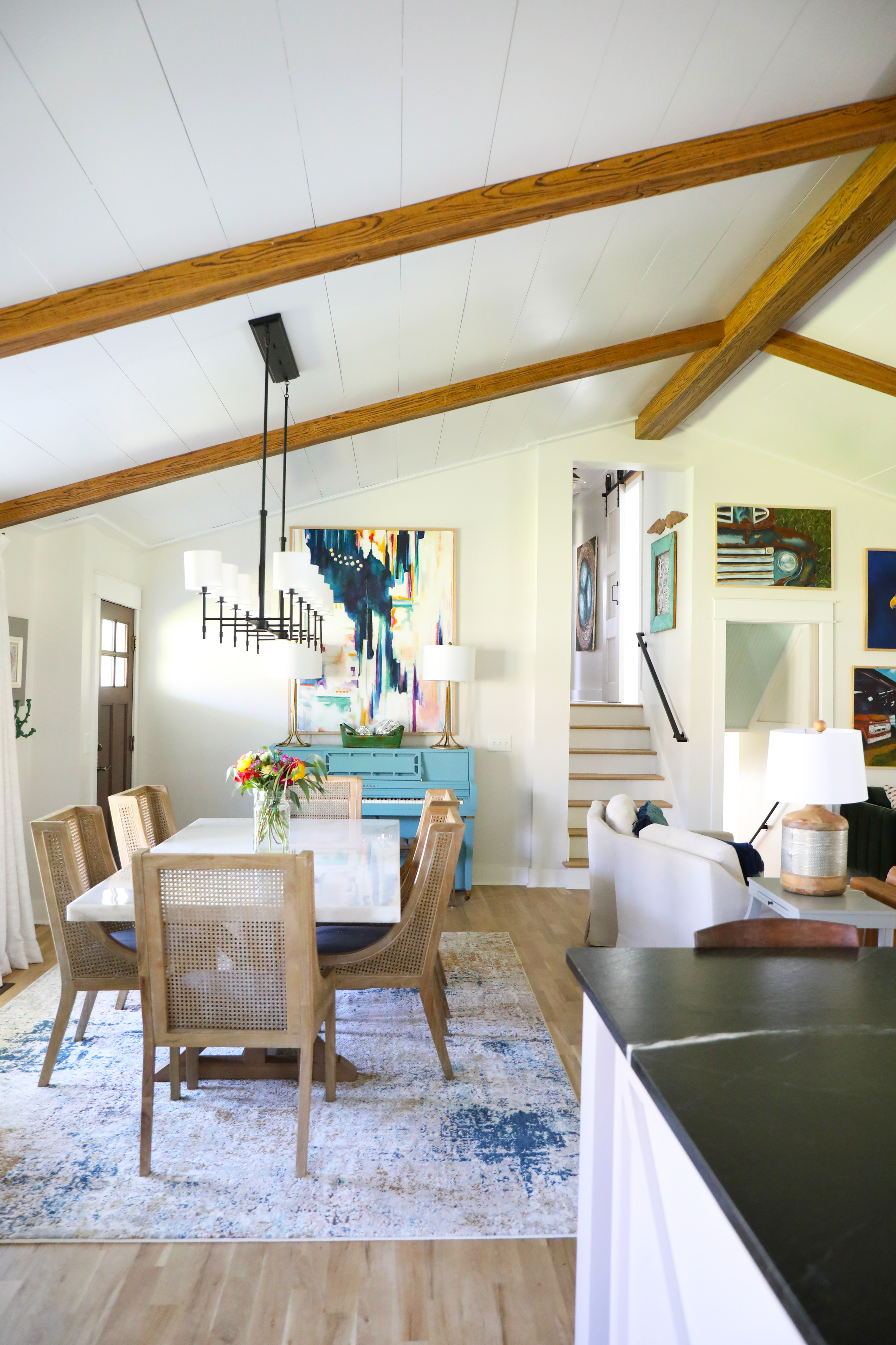 How to Finish an Exposed Beam Ceiling Using Faux Wood Beams - AZ Faux