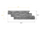NovikStone DS Dry Stack Faux Stone Siding Panels