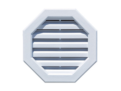 Stylish NovikVent Octagonal 16"Louvered Gable Vent | AZ Faux Beams