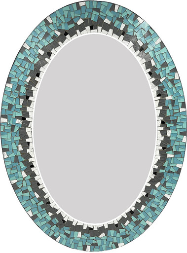 Zorigs Mosaic Mirror, Wall Art Décor – Handcrafted Decorative Wall ...