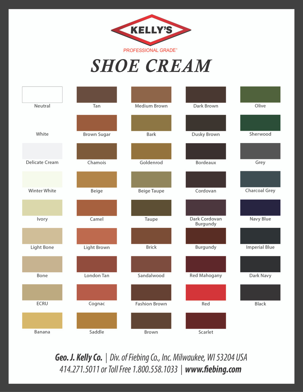 Kelly's Shoe Cream