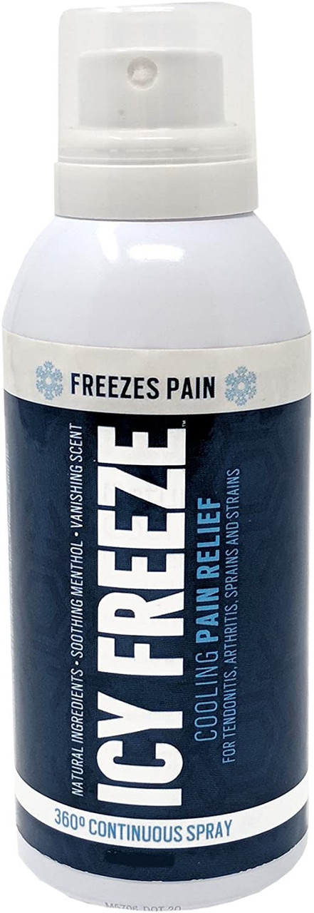 Liquid Freeze Spray Icy Freeze Cooling Pain Relief 4 Oz Spray