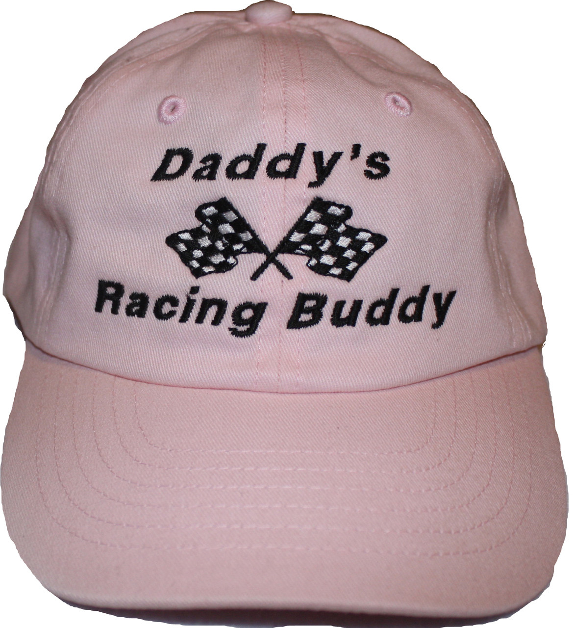 Daddy's Racing Buddy Pink Toddler Hat - Sports Mom Apparel