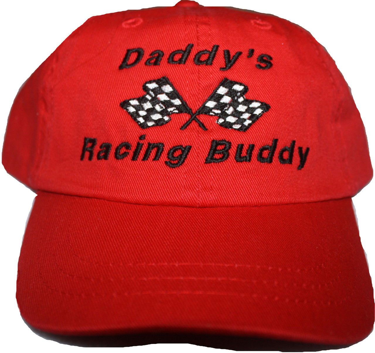 Daddy's Racing Buddy Red Toddler Hat - Sports Mom Apparel