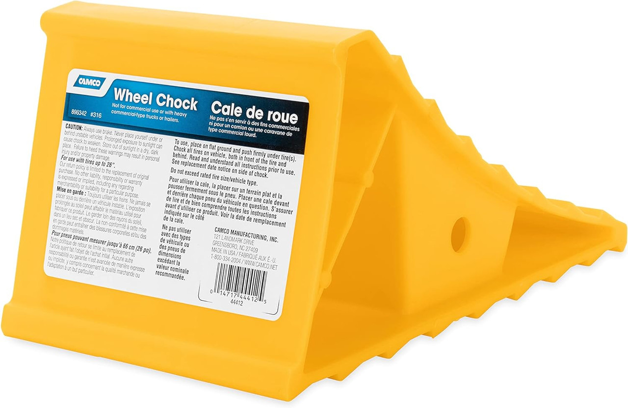 Camco Yellow Wheel Chock