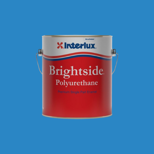 INTERLUX Brightside Polyurethanes Topside Paint-Quart Medium Blue