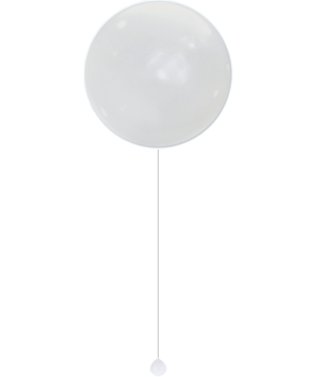 22" Jewel Bubble Balloon - Fashion White - Give Fun