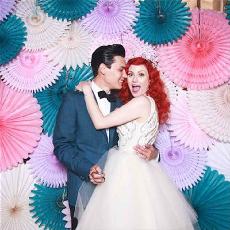 Paper Snowflake Fan (30cm) - Cream - Give Fun