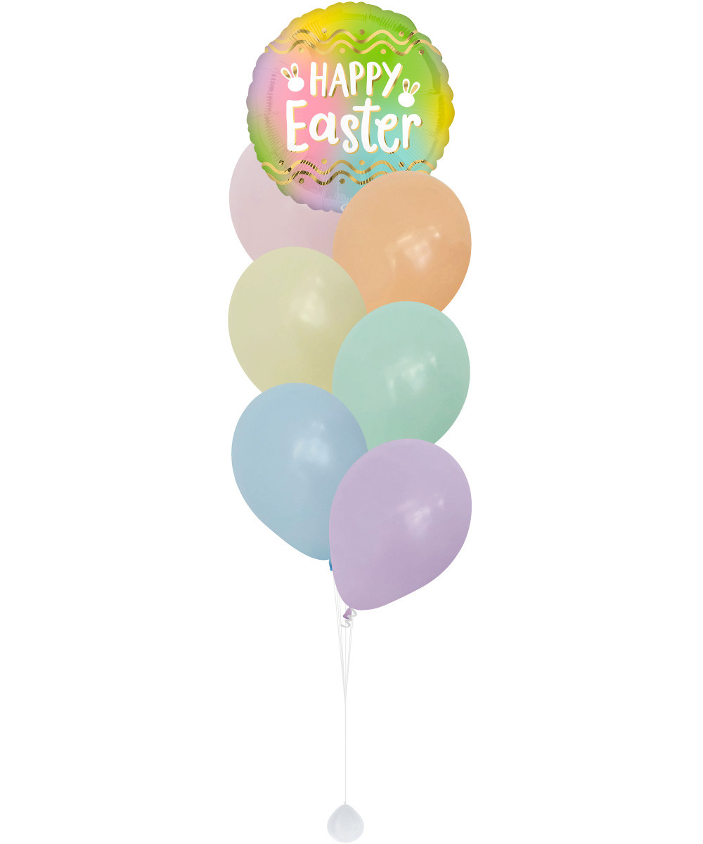 [Egg-citing Easter] Happy Easter Chain Balloons Bouquet