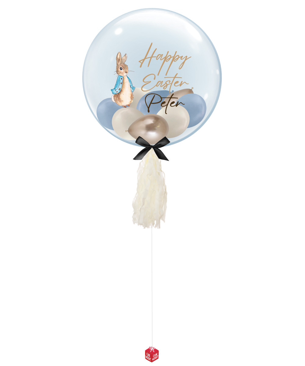 [The Great Eggscape] Peter Rabbit Personalised Bubble Balloons Package