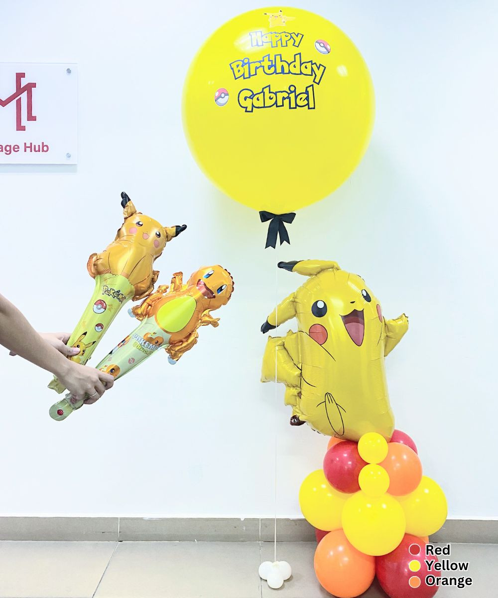 [Party: Pokemon] Pikachu Balloons Stand - Give Fun