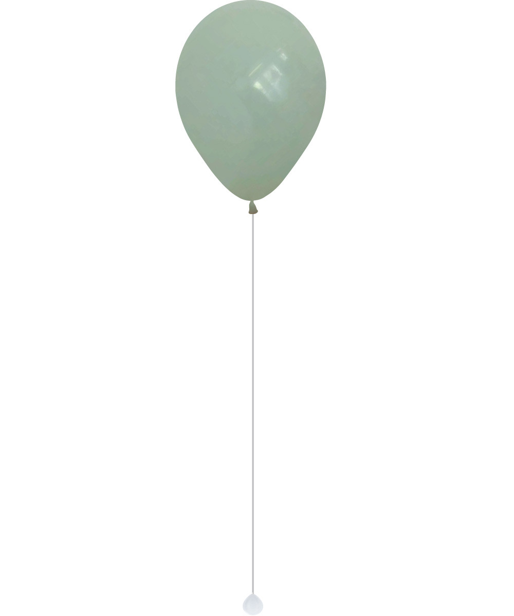 18" Chalk Matte Round Latex Balloon - Sage Green
