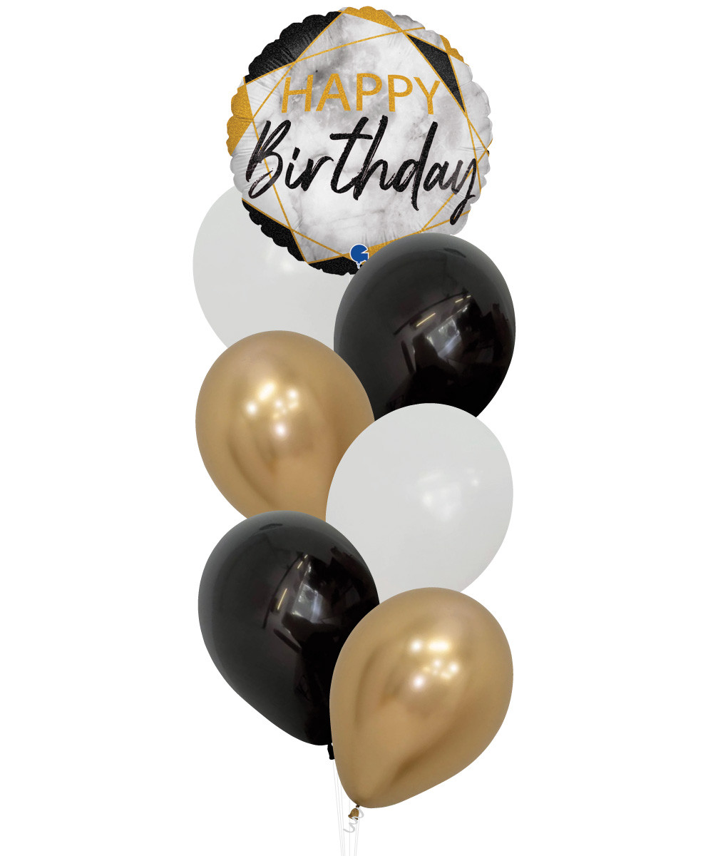 [Birthday] Marble Mate Happy Birthday Chain Balloons Bouquet | Give Fun ...