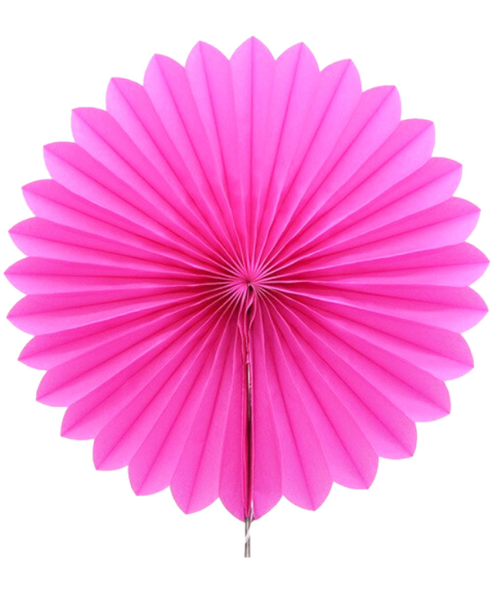 Paper Flower Fan (25cm) - Hot Pink - Give Fun