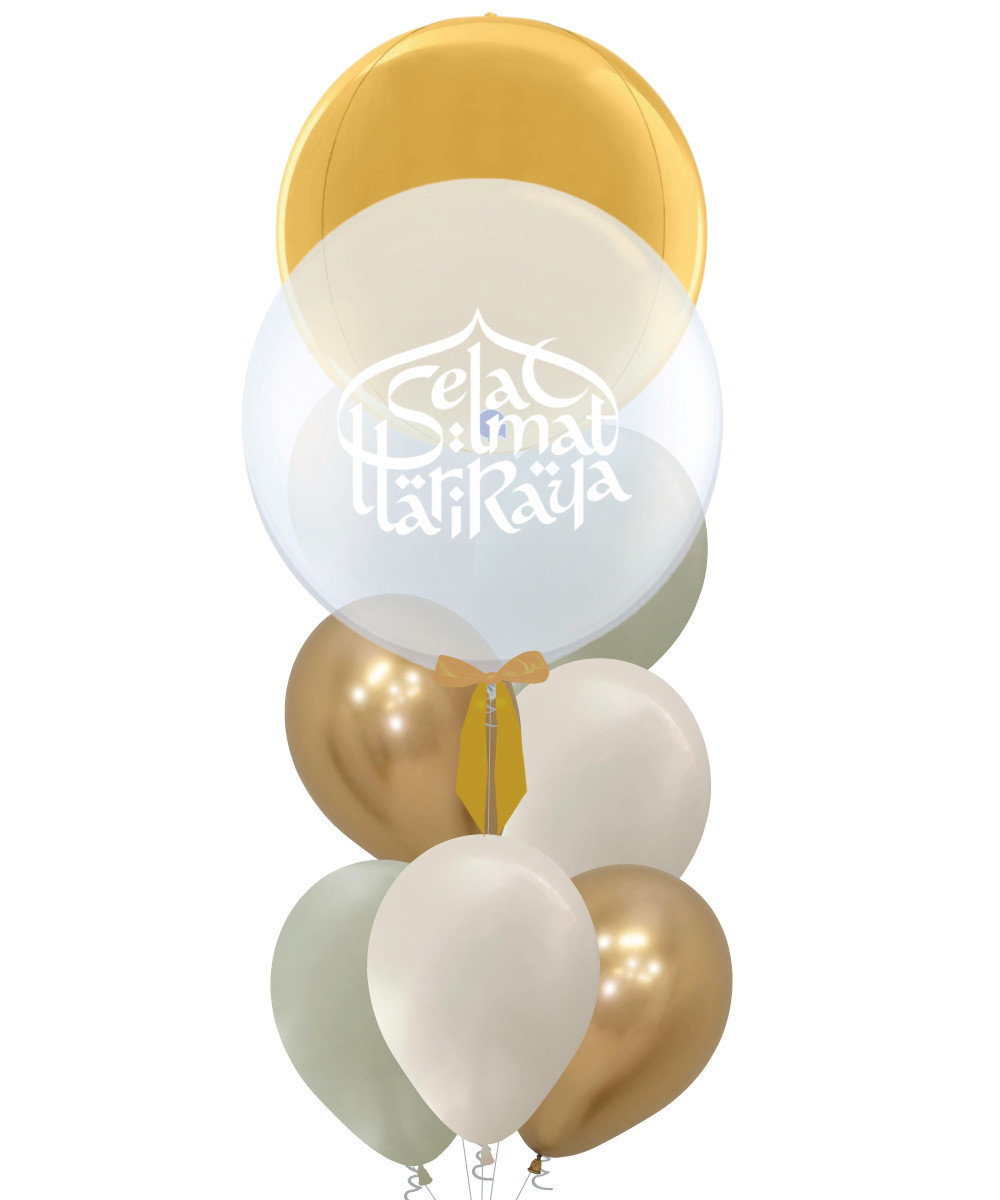 [Sinar Raya] 24" Personalised Crystal Clear Bubble Balloon - Selamat ...