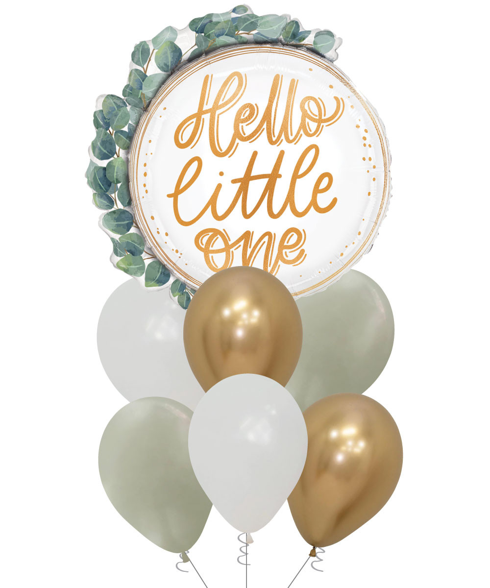 [Baby] Hello World Balloons Bouquet - Baby Boy - Give Fun