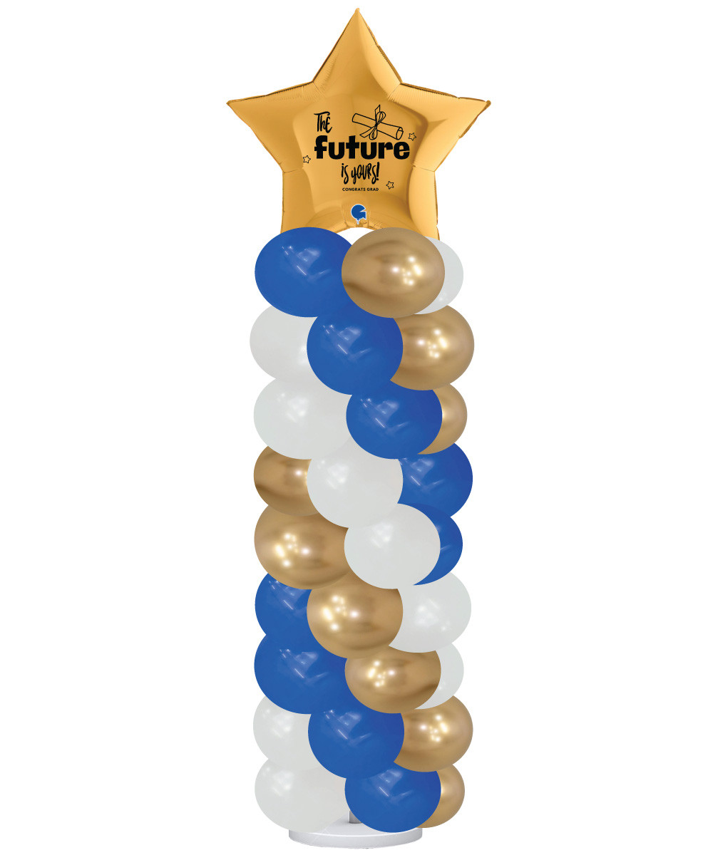 [Graduation] Personalised Giant Star Balloon Column 2m - The Future Is ...