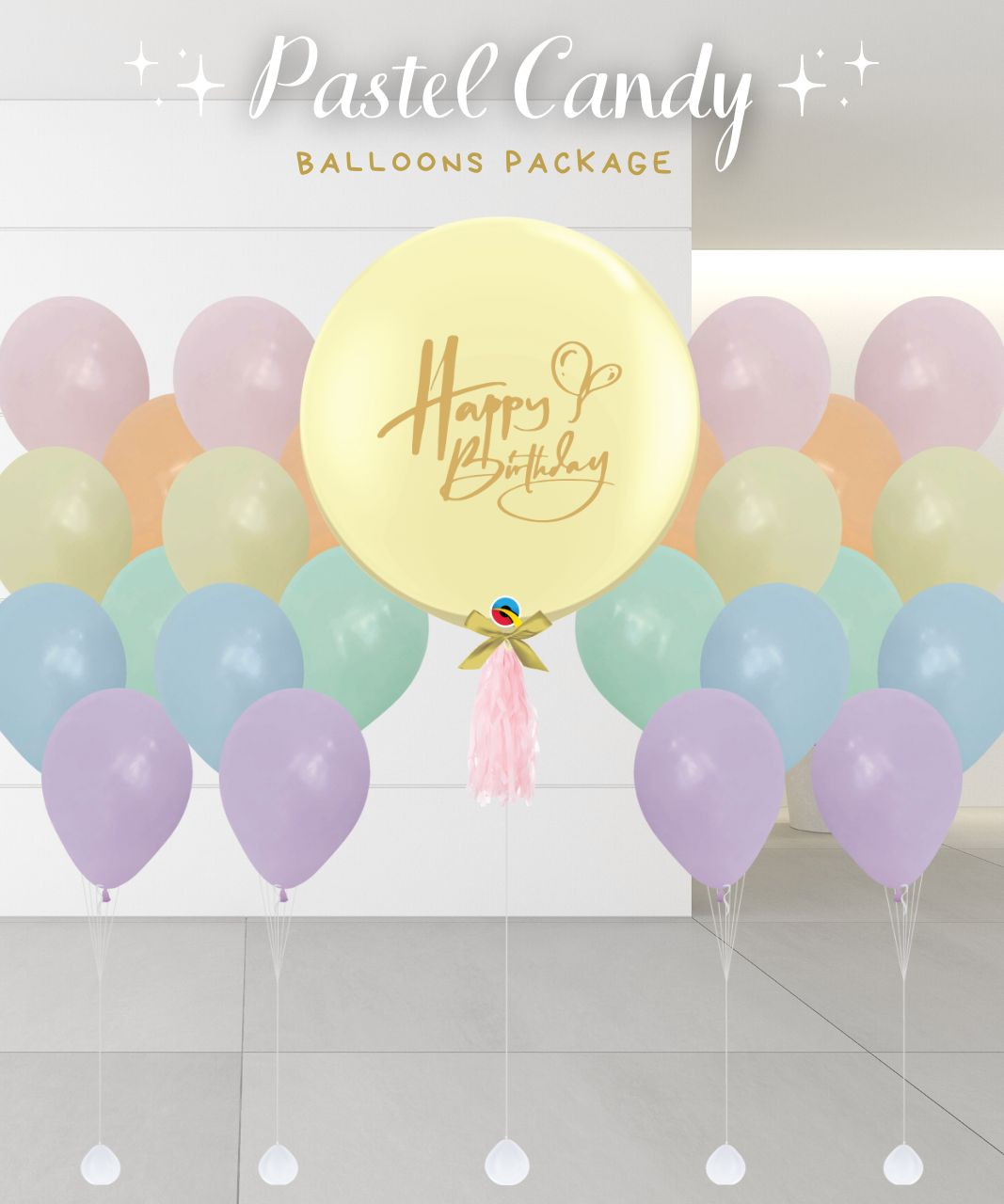 Give Fun Easy Set Up Free Balloon/Balloons Package