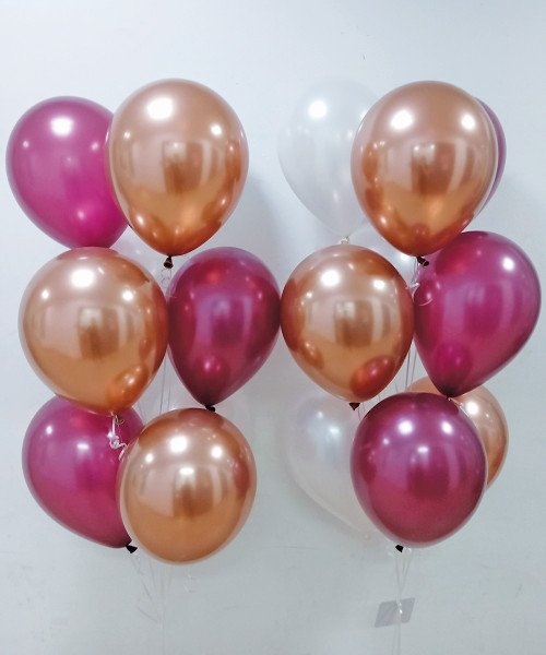 (Create Your Own Helium Balloon Cluster) 12'' Reflex Latex Balloon ...