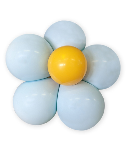 [Daisy] Daisy Flower Latex Balloon - Chalk Matte Color - Give Fun