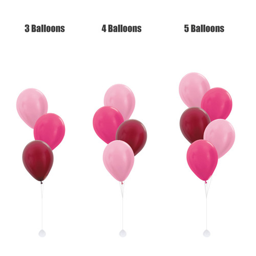 (Create Your Own Helium Balloon Cluster) 12" Plain Latex Balloon ...