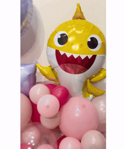 [Pinkfong] Happy Birthday Number Balloons Centerpiece - Baby Shark ...