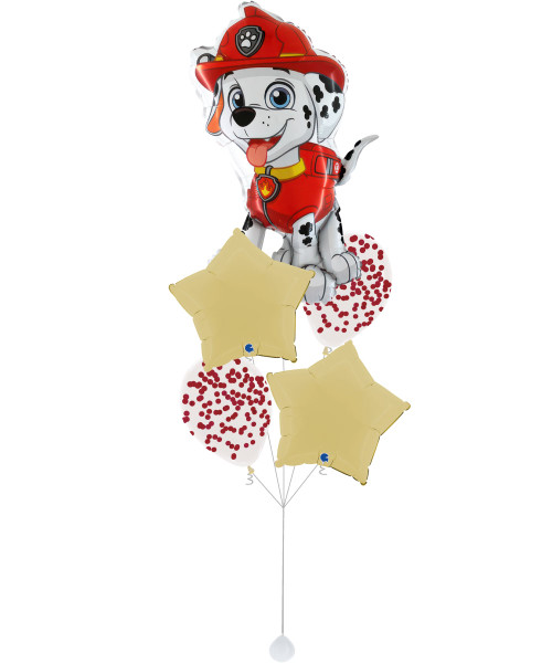 [Paw Patrol] Paw Patrol Marshall Ready for a Ruff Ruff Rescue Balloons ...