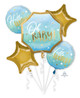 [Baby] Hello World Balloons Bouquet - Baby Boy - Give Fun