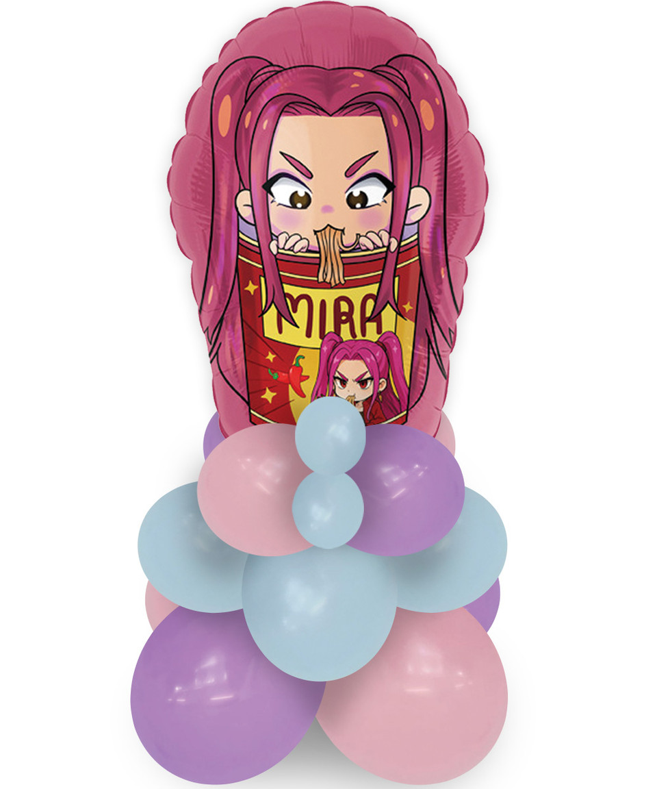 Mira Balloon Stand | Kpop Demon Hunter Air-Filled Party Decor ...