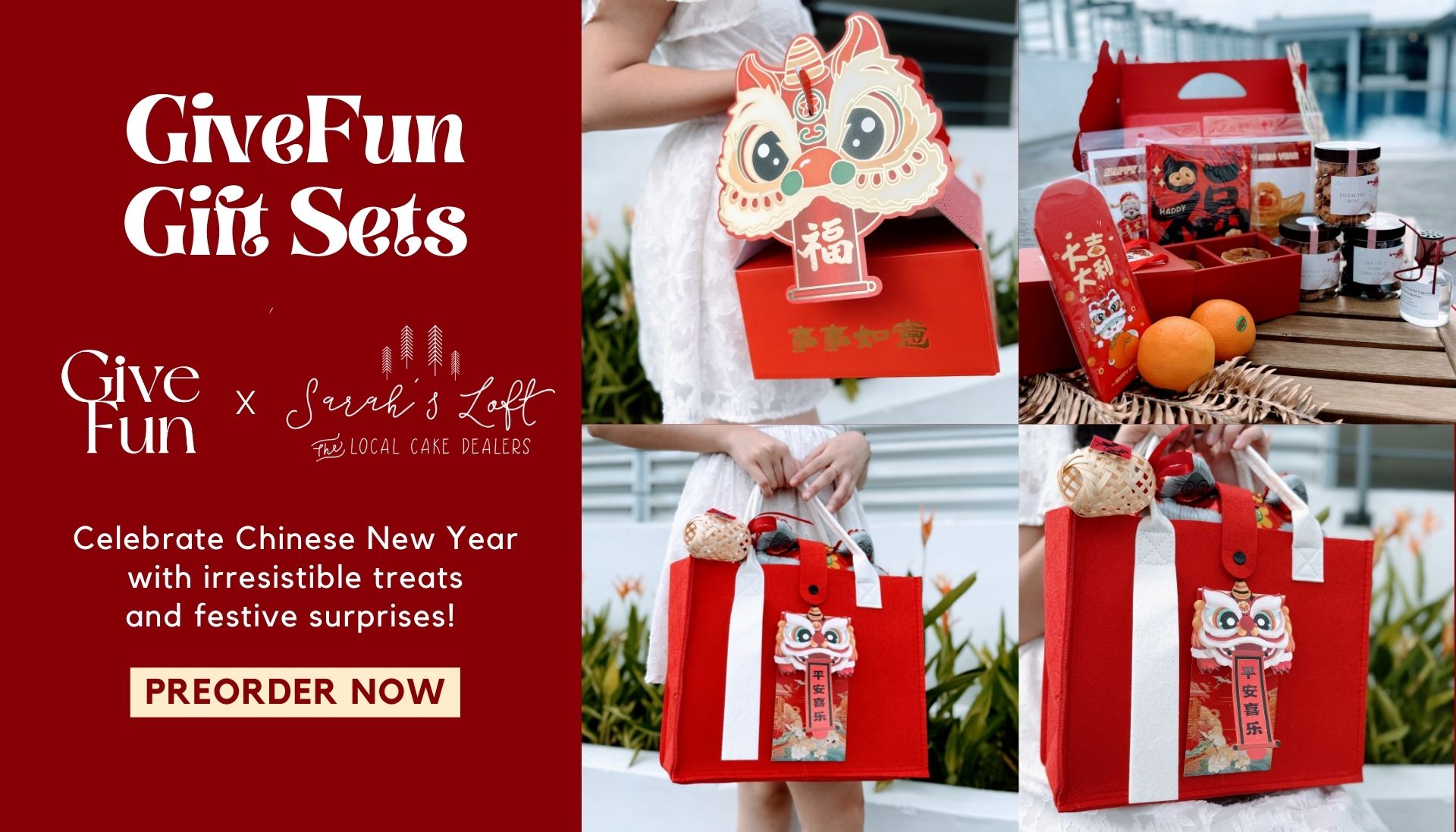 Give Fun X Sarah's Loft CNY Gift Set: Prosperity & Blessings in One! - Give Fun
