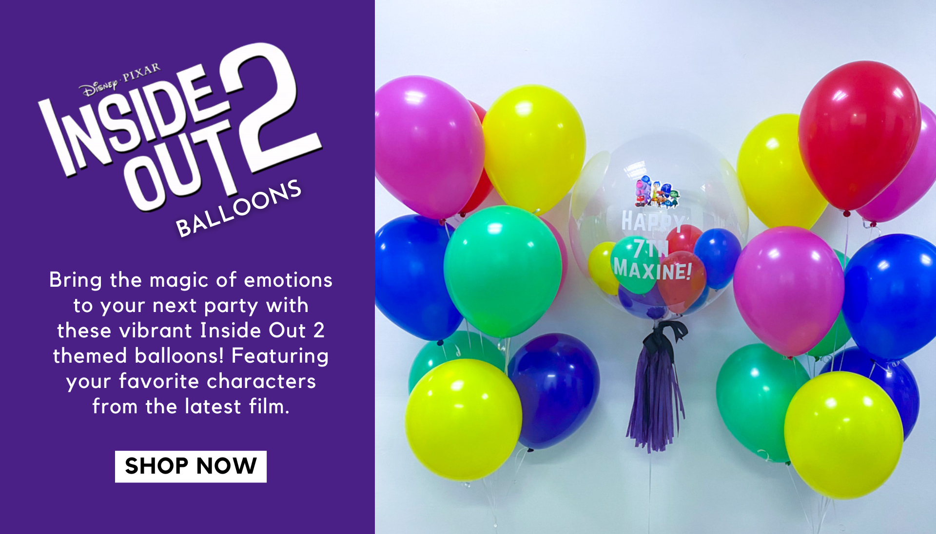 Celebrate & Accept Every Emotion with Our NEW InsideOut-Themed Balloons ...