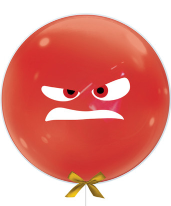 22" Personalised Jewel Balloon - Anger