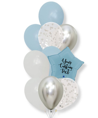 (Create Your Own Helium Balloons Cluster) Personalised Star Eternal ...