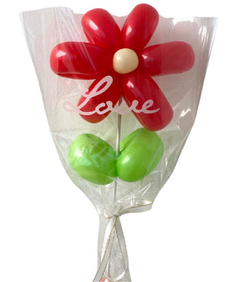 [Celebrating Teachers] Single Stalk Flower Balloon Hand Bouquet - Lustre