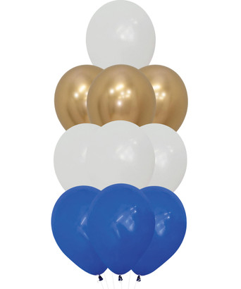 [Graduation] 12" Tier Latex Balloons Cluster - Next Chapter Edition