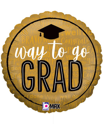 [Graduation] Way To Go Grad Foil Balloon (18inch)
