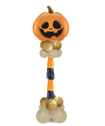 [Spooky Halloween] Halloween Themed Balloon Tower (2m) - Funny Pumpkin