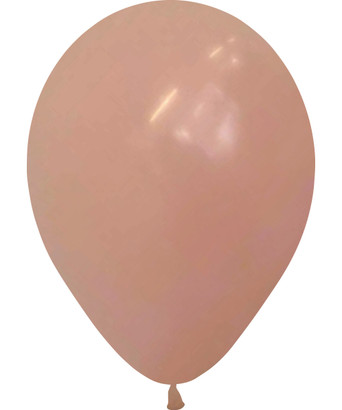 (C124) 12" Chalk Matte Color Round Latex Balloon - Dusty Rose - Give Fun