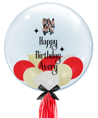 [Kpop Idol] 24" Personalised Crystal Clear Bubble Balloon - Mini ...
