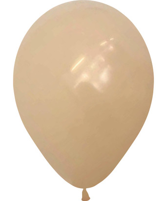 (C134) 5" Chalk Matte Color Round Latex Balloon - Caramel Custard ...