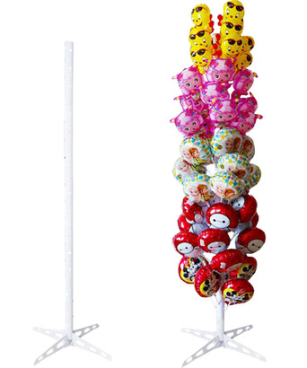 6ft PVC Air Filled Balloon on Stick Display Stand - Give Fun