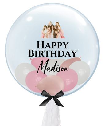 [Kpop Idol] 24" Personalised Crystal Clear Bubble Balloon - K-Pop Twice ...