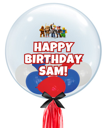 [Anime] 24" Personalised Crystal Clear Bubble Balloon - Mini Balloons ...