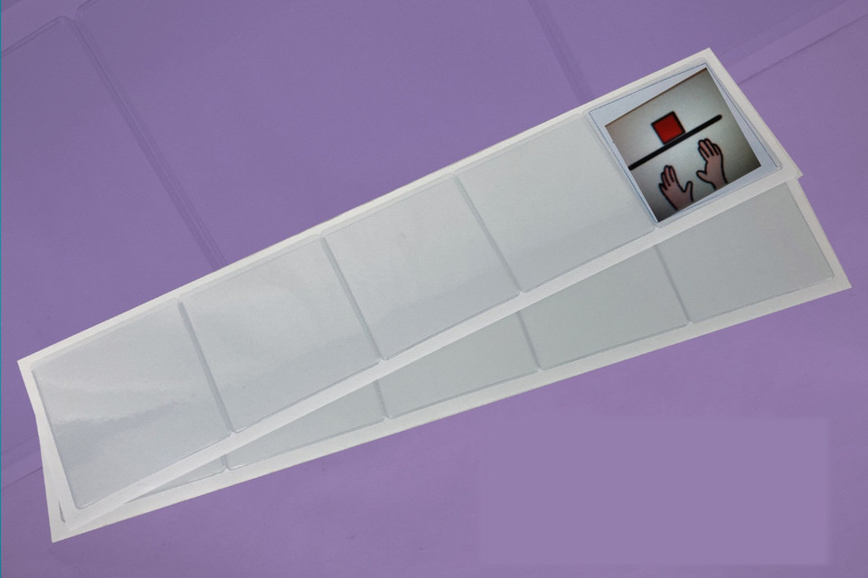 Vinyl Picture Pockets for communication, learning, organizing