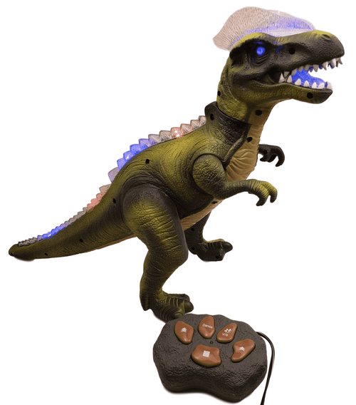 Switch adapted awesome T-Rex Light and movement for people with ...