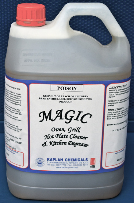 Magic Oven, Grill, Hot Plate Cleaner and Kitchen Degreaser 5 Litres