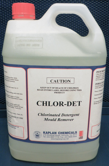 Chlor-Det Chlorinated Detergent Mould Remover 5 Litres - Afinity Group ...