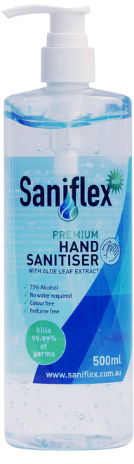 Hand Sanitiser Gel 500ml 75% alcohol | Kaplan Distributors